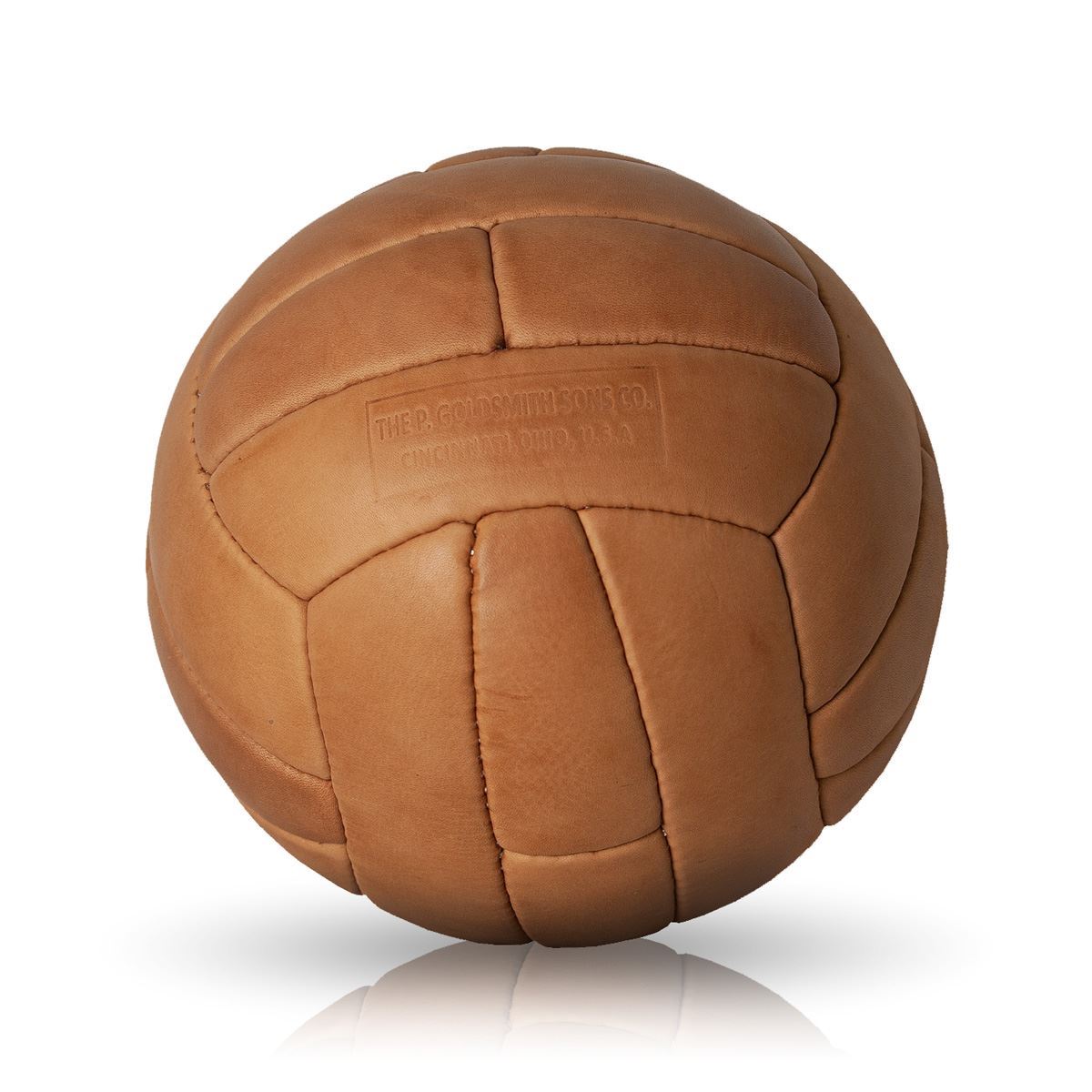 The P. Goldsmith Sons Co. | Vintage Soccer Ball WC 1958 - Tan Brown