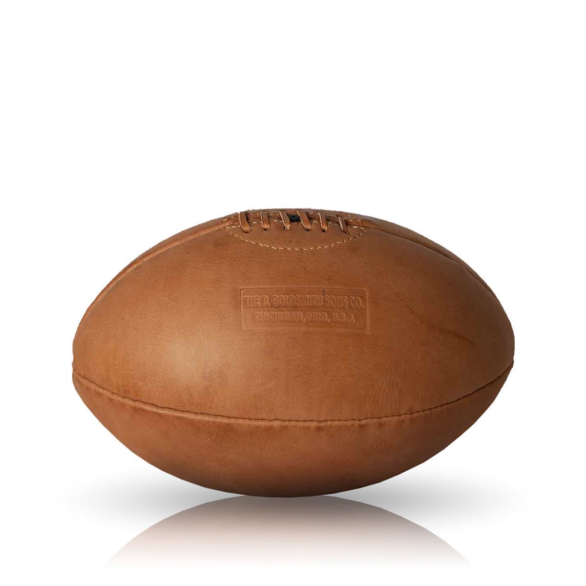 The P. Goldsmith Sons Co. | Vintage Rugby Ball 1930 - Tan Brown