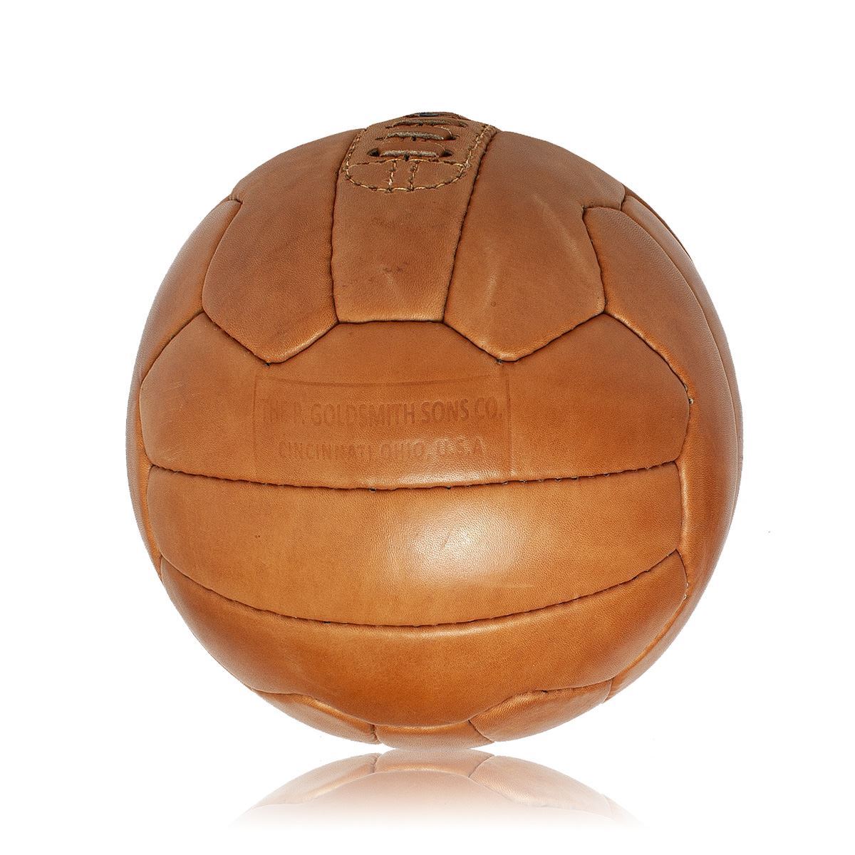 The P. Goldsmith Sons Co. | Vintage Soccer Ball WC 1954 - Tan Brown